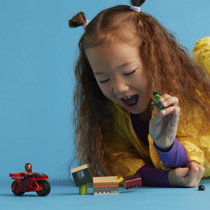 76287 LEGO® Super Heroes Marvel Iron Man with Bike and The Hulk ...